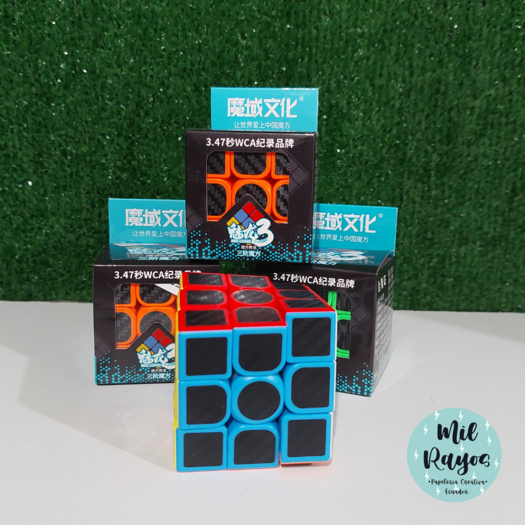 Cubo Rubik 3x3 Black - Tulipan Azul Paper Garden