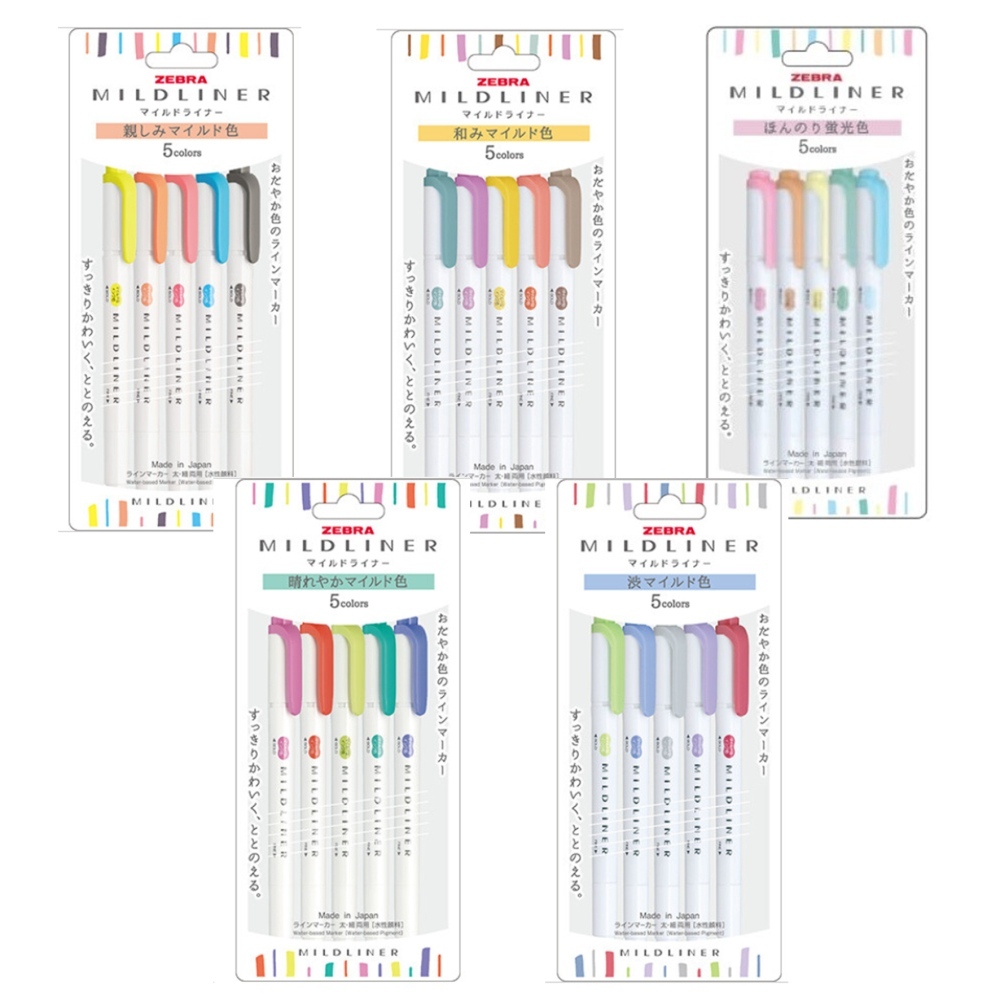 MILDLINER RESALTADORES X5 - Tulipan Azul Paper Garden