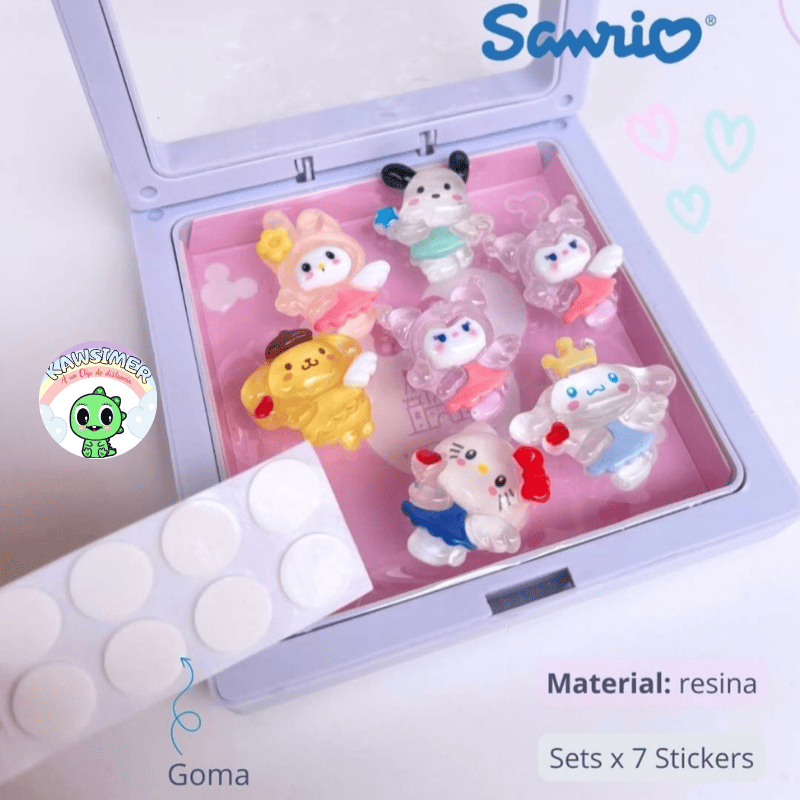STICKERS 3D SANRIO - Tulipan Azul Paper Garden