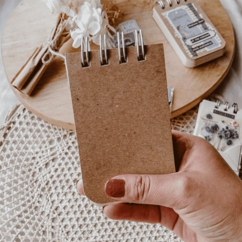 MINI LIBRETA SIN DECO 80HOJAS - Tulipan Azul Paper Garden