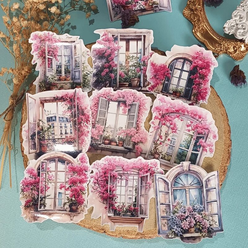 WINDOWS COLLECTION - STICKERS - Tulipan Azul Paper Garden