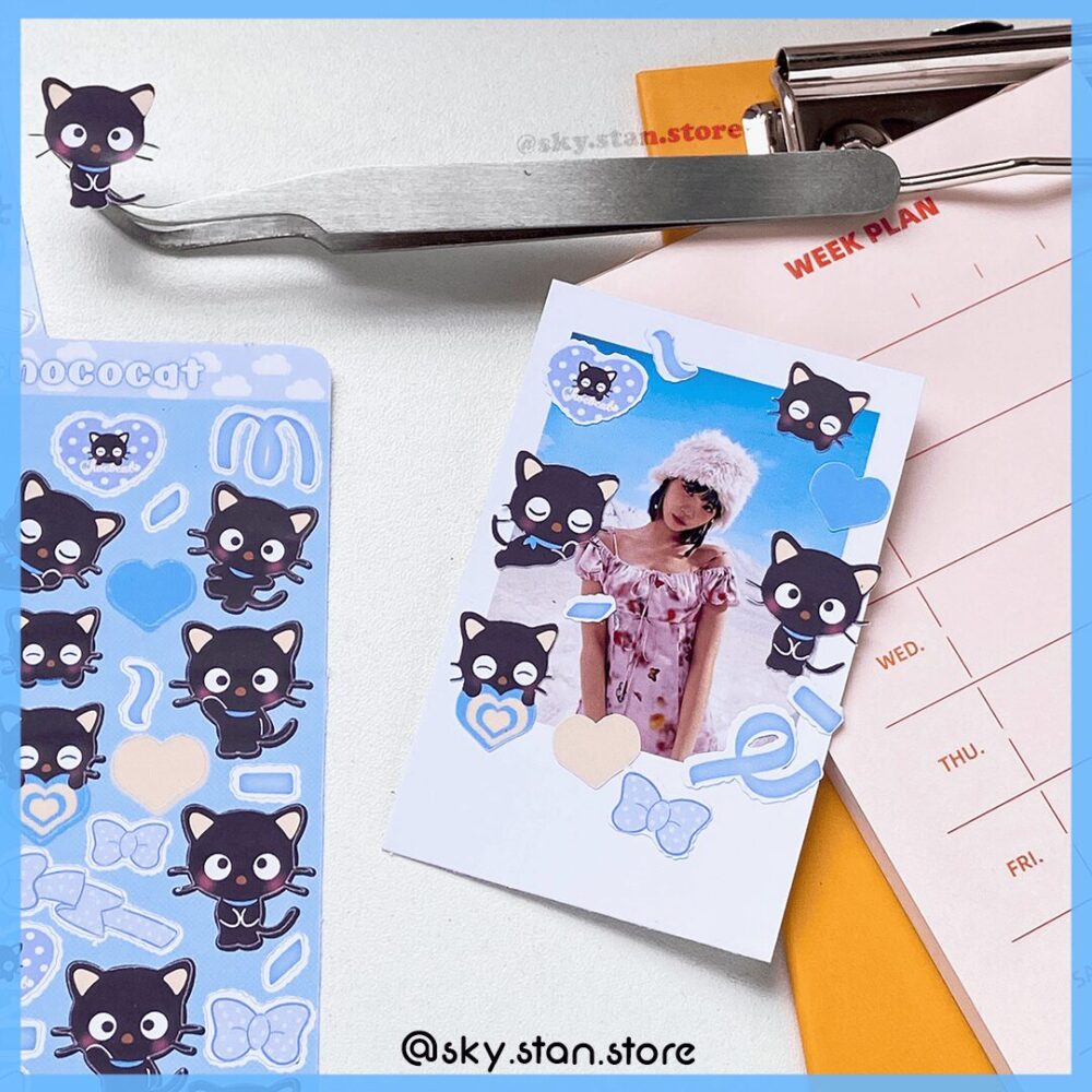 Plantilla Chococat - Tulipan Azul Paper Garden