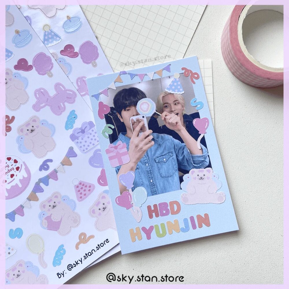 Plantilla Pity Party - Tulipan Azul Paper Garden